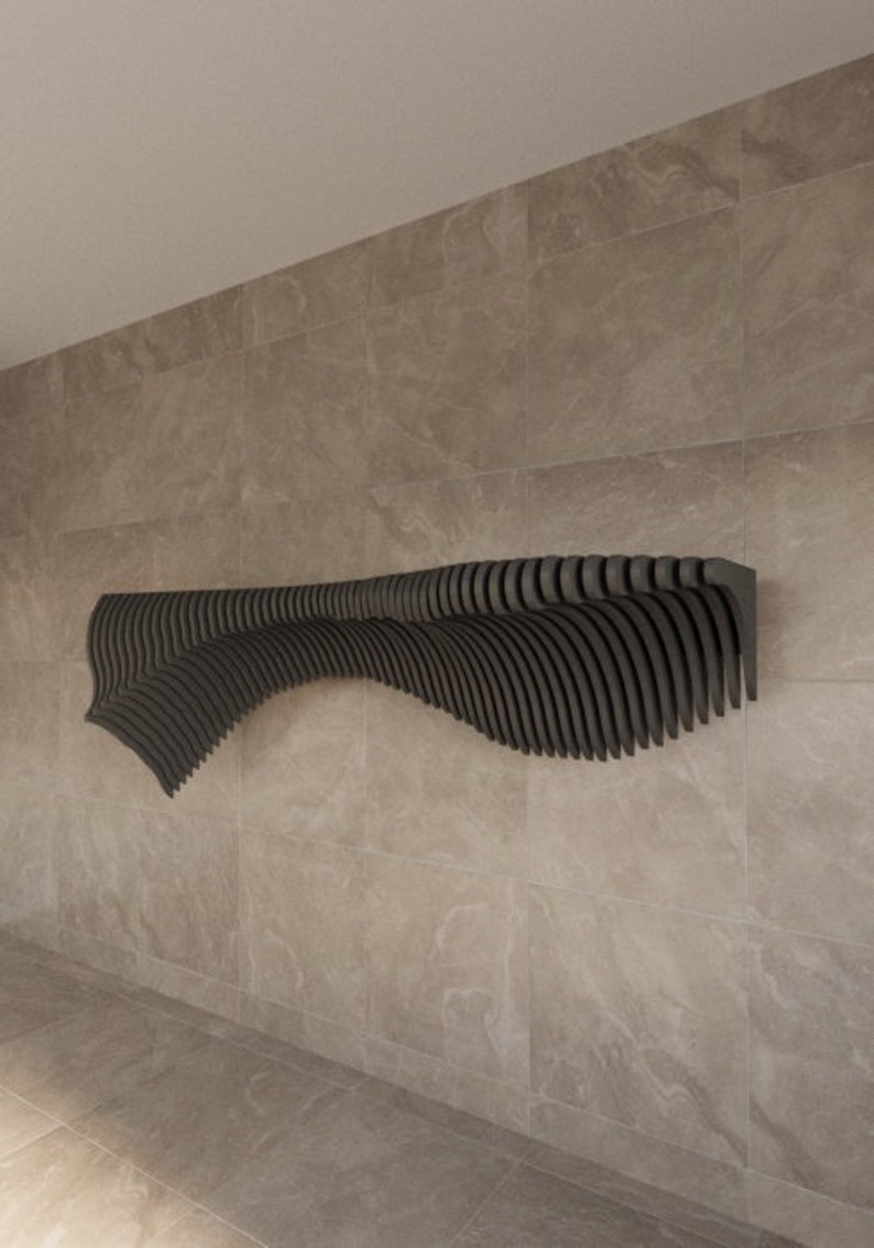 Parametric Shelf,parametric Shelf Decor,modern Wooden Shelf Decor ...