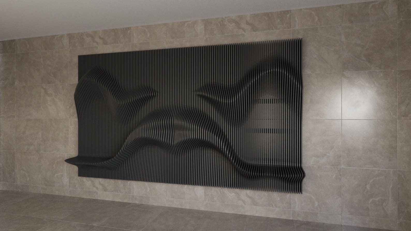 Parametric Wall Panel,cnc Cutting File,parametric Wall Art Decor,dxf ...