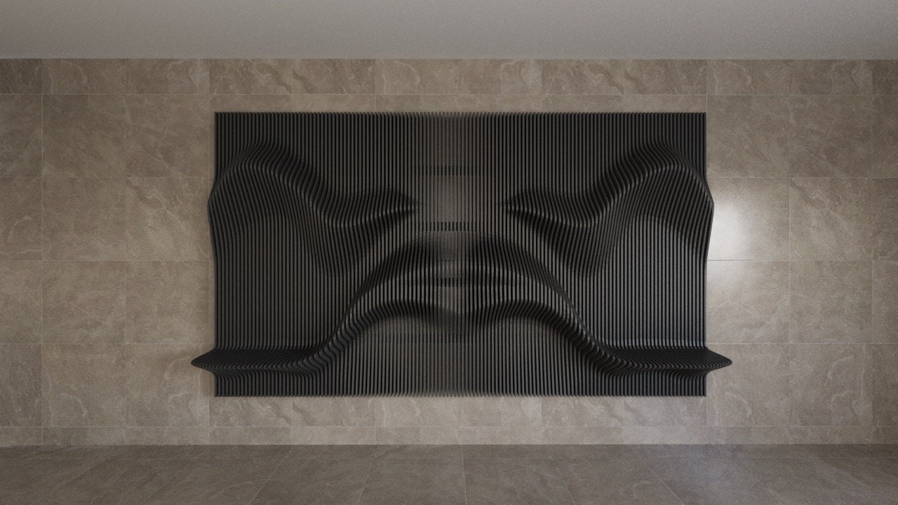 Parametric Wall Panel,cnc Cutting File,parametric Wall Art Decor,dxf ...