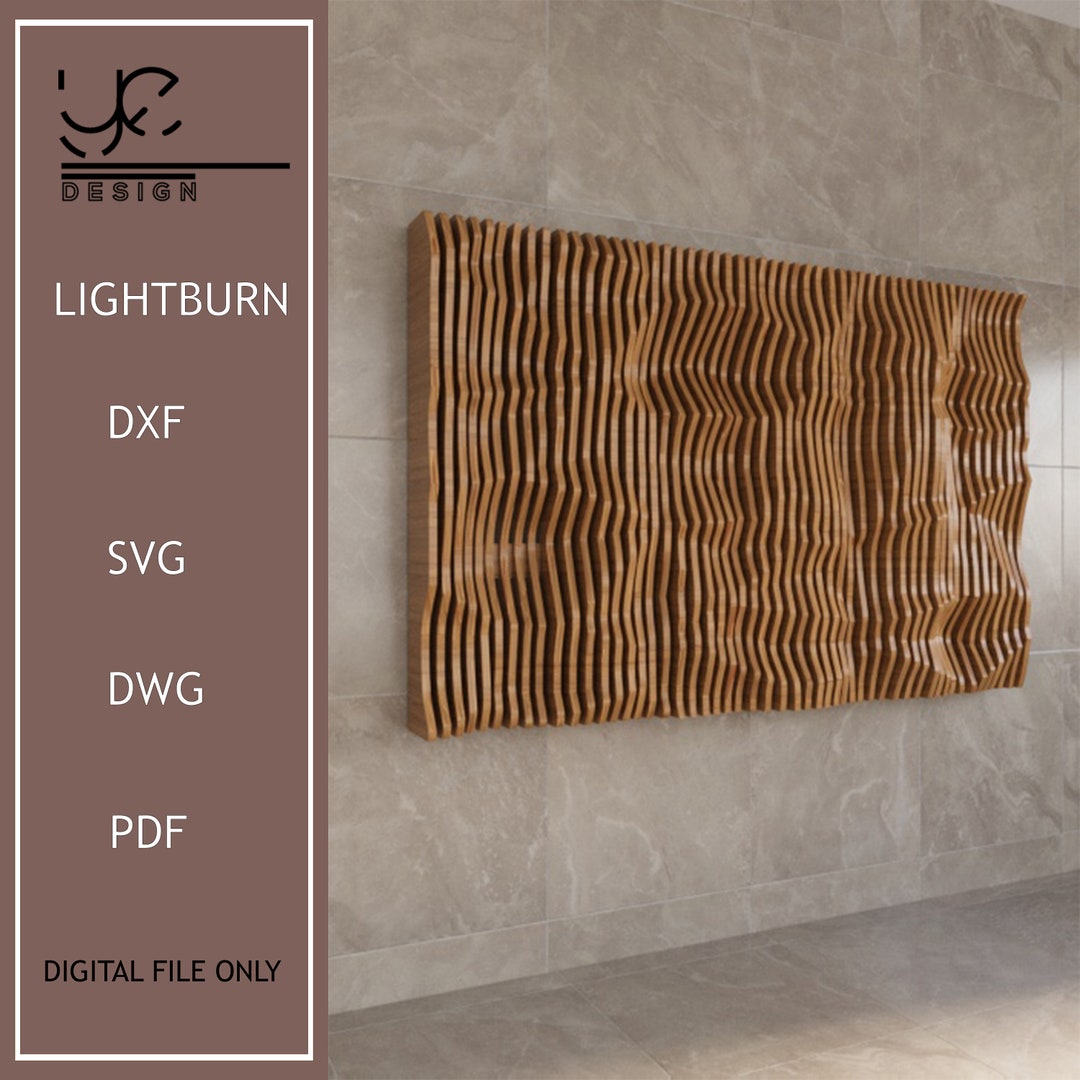 Parametric Wall Art Decor,parametric Wall Art,wood Wall Decor ...