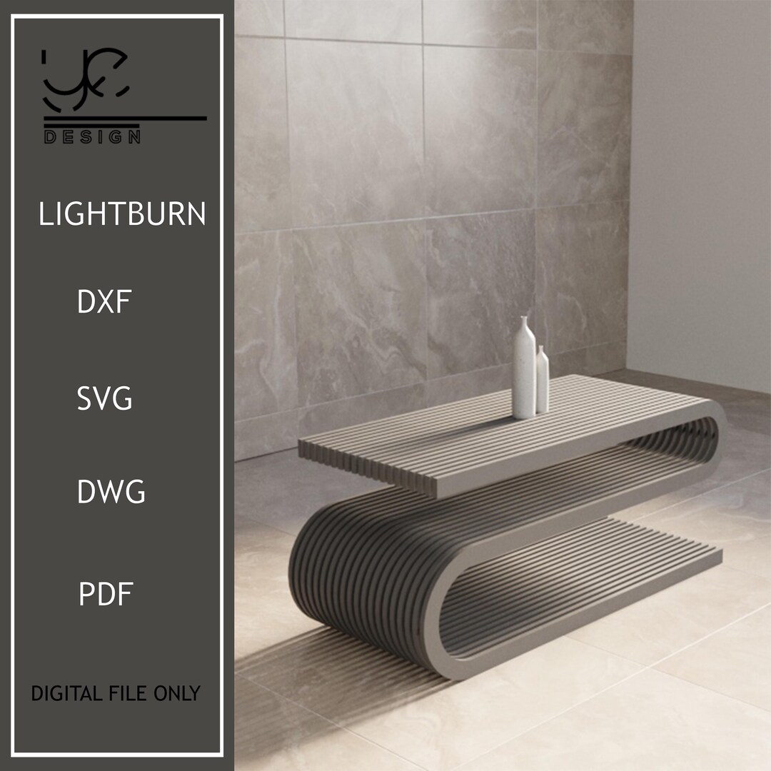 Parametric Coffee Table Plan,parametric Wood Table Dxf,wooden Coffee ...