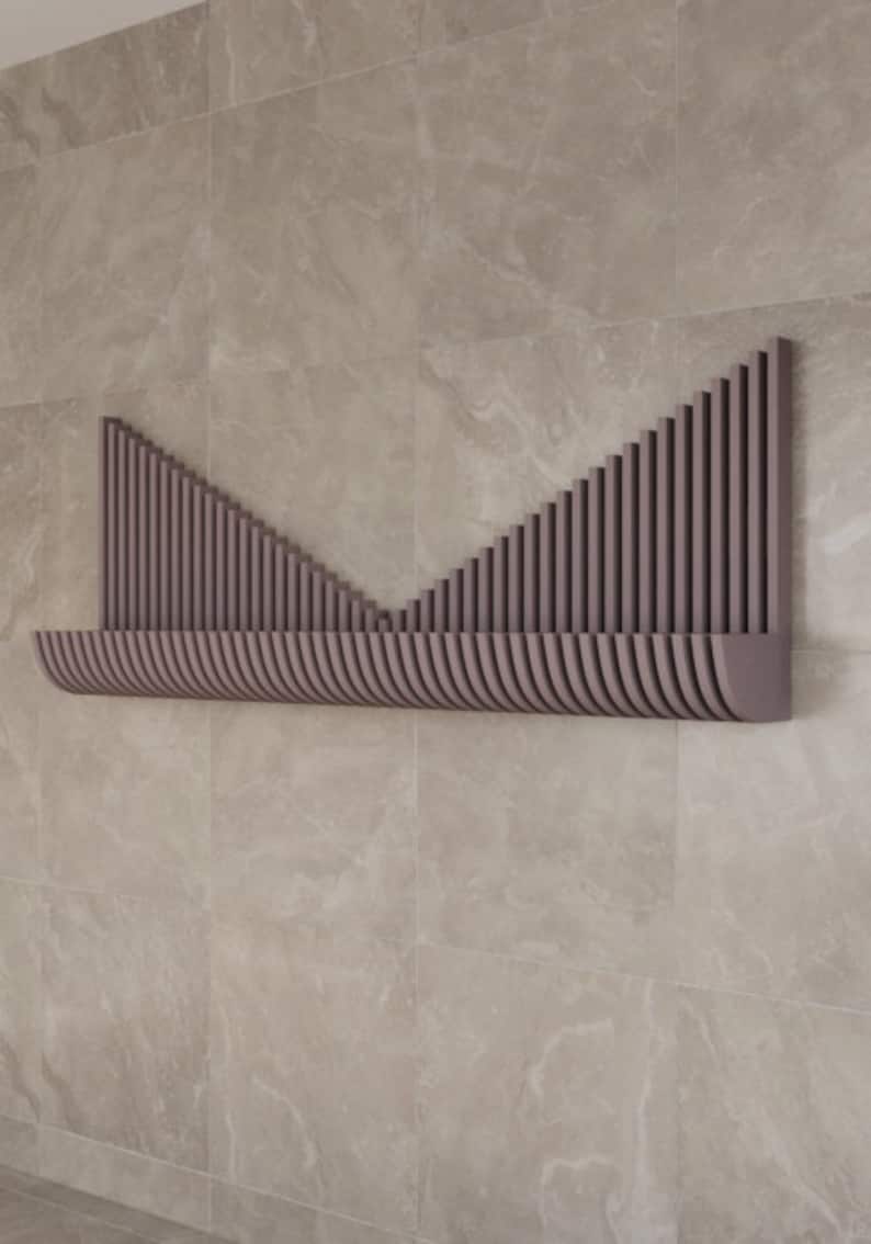 Parametric Wooden Wall Shelves,parametric Modern Shelf,floating Shelf ...