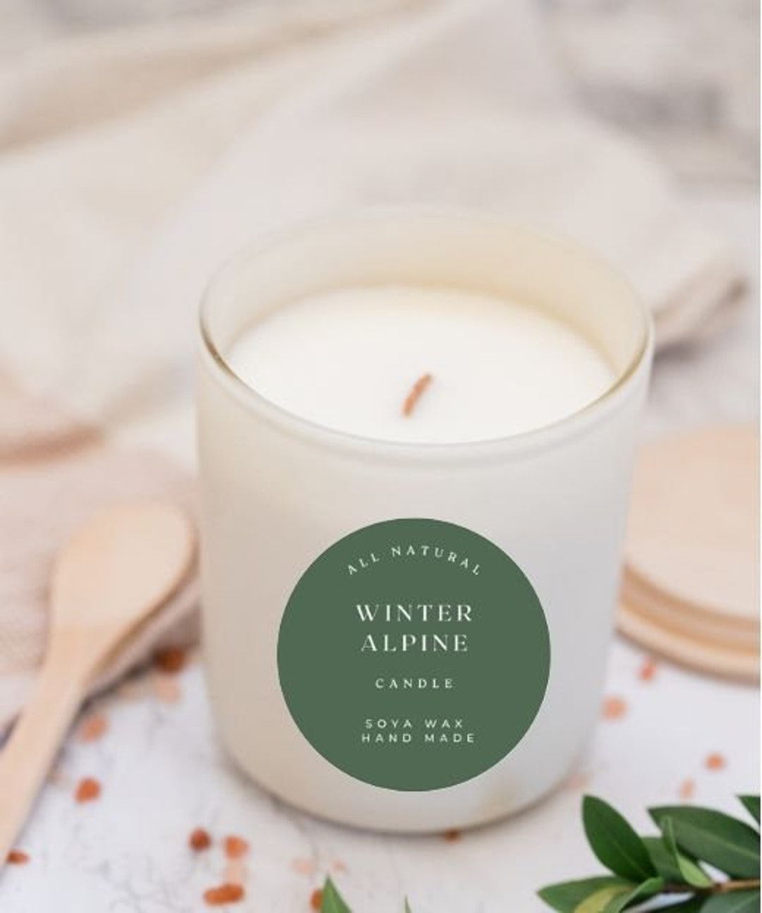 Editable Label, Canva Template, Aromatherapy Calm and Destress, Instant ...