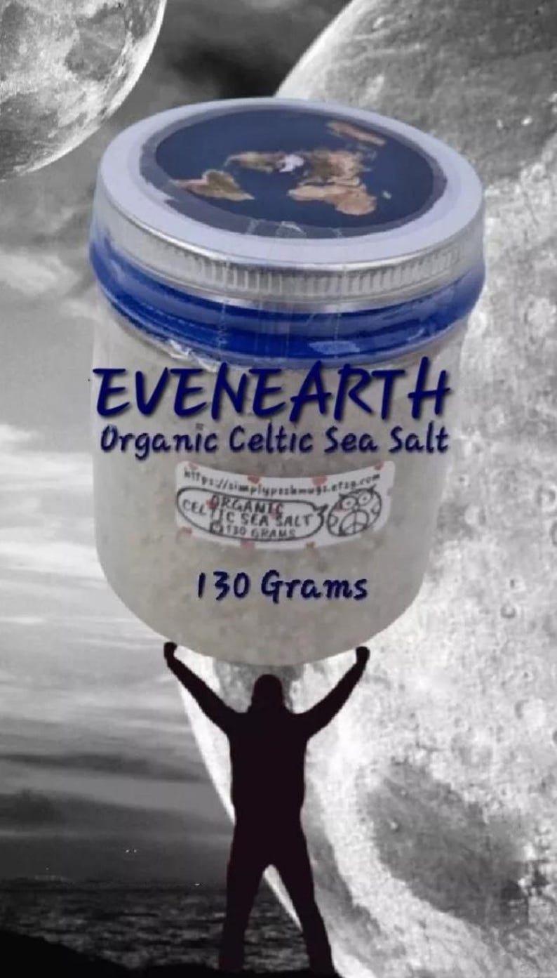 Evenearth Premium Organic Celtic Sea Salt 130gram Pinchpot - Etsy