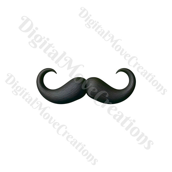 High-resolution Moustache Cut File for Cricut PSD and PNG - Etsy