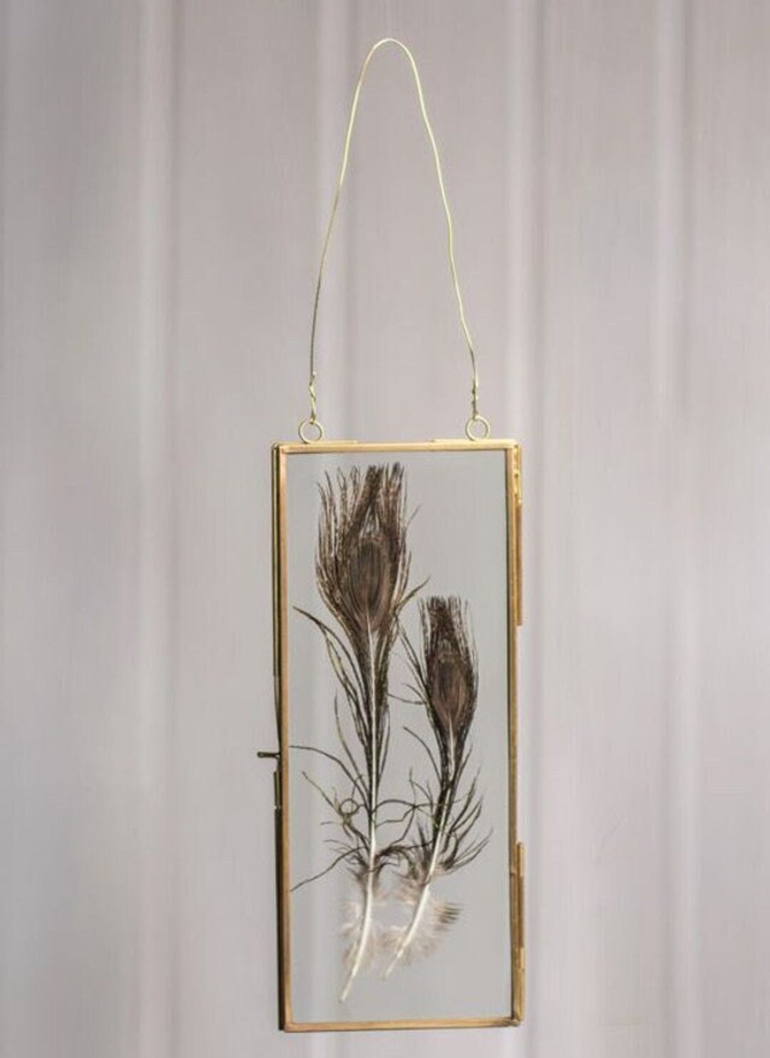Brass Frame With Hanging Loops 4 X 10 - Etsy