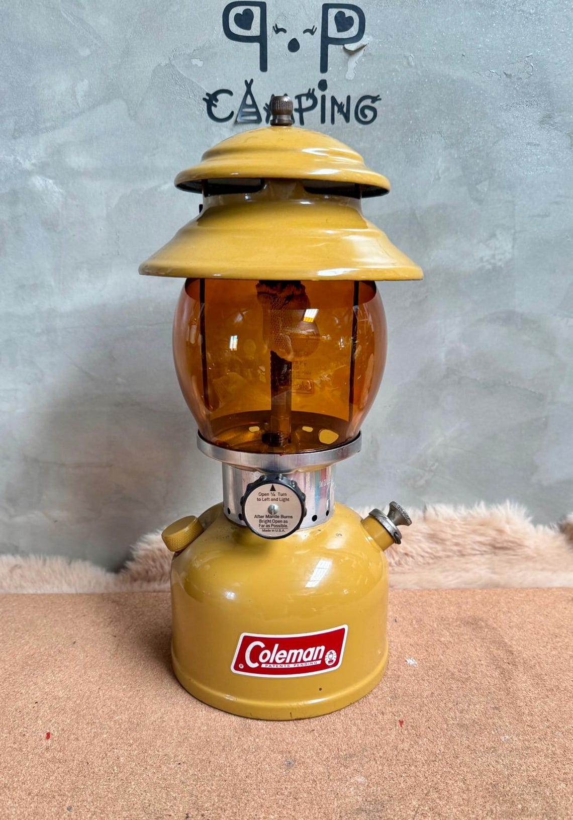 Amber Glass Globe for Coleman 200a 202 242 243 249 Lantern(replacement ...