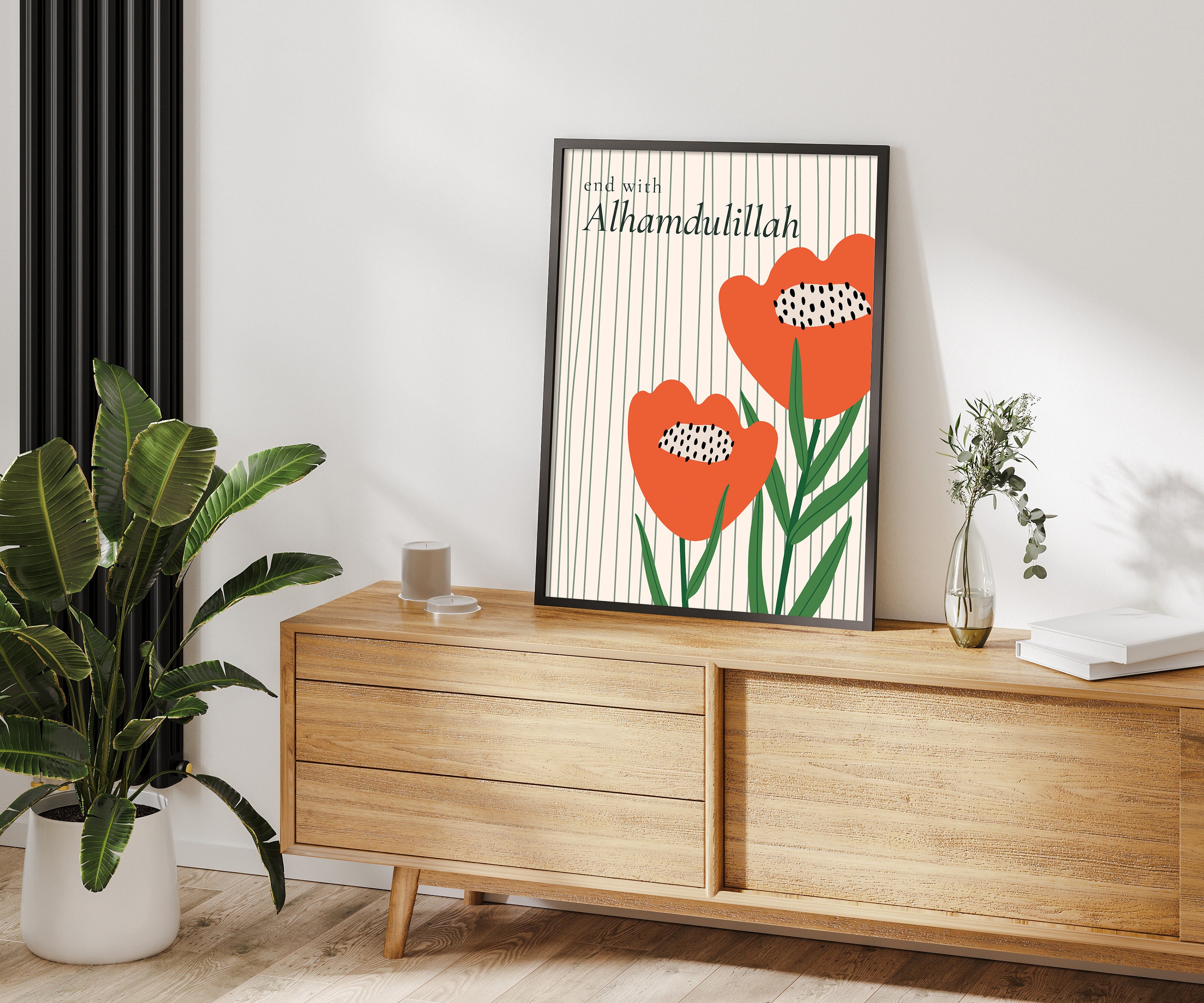 Islamic Wall Art, Set of 2 Islamic Prints, 2 Piece Muslim Wall Art ...