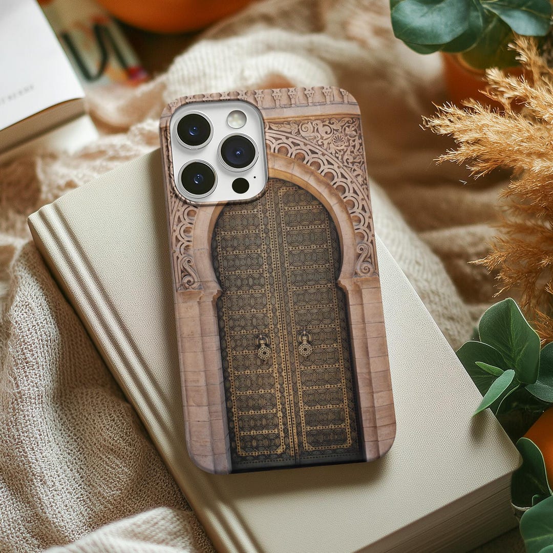 Moroccan Arched Door Phone Case | Ornate Brass Doorway iPhone Case - Etsy