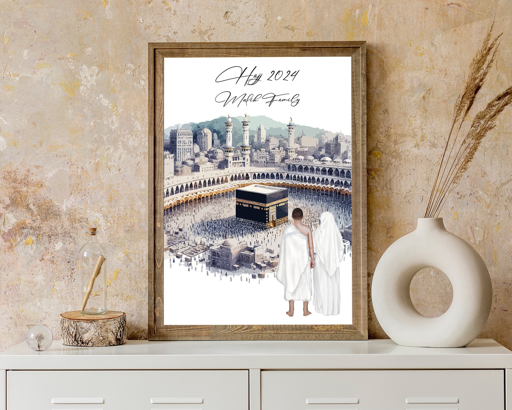 Personalised Islamic Gifts, Hac Posters, Umrah Gift, Hajj Gift, Islamic ...