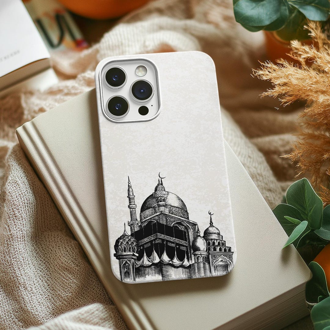 Kaaba Phone Case, Elegant Mecca-inspired Protective Cover, Islamic ...