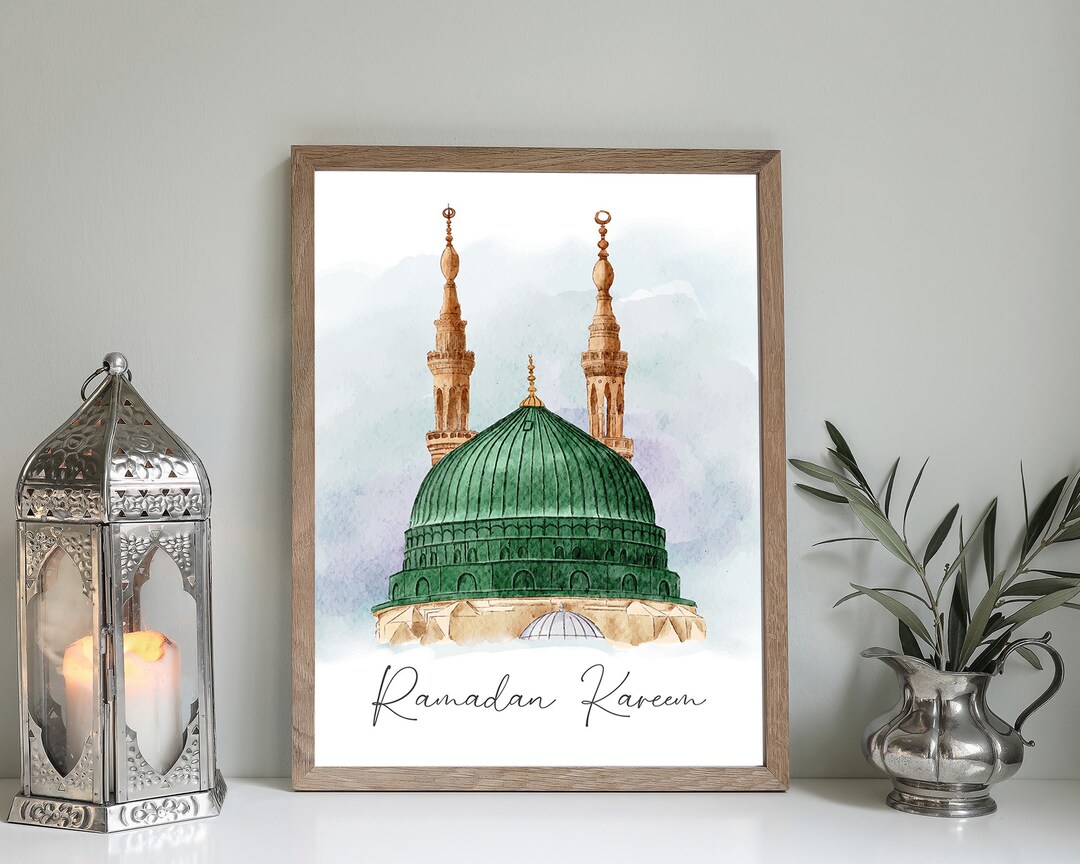 Ramadan Wall Art Digital Download, Ramadan Mubarak Decorations, Islamic ...