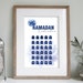 Ramadan Calendar Printable Wall Art, Ramadan Planner Digital Download ...