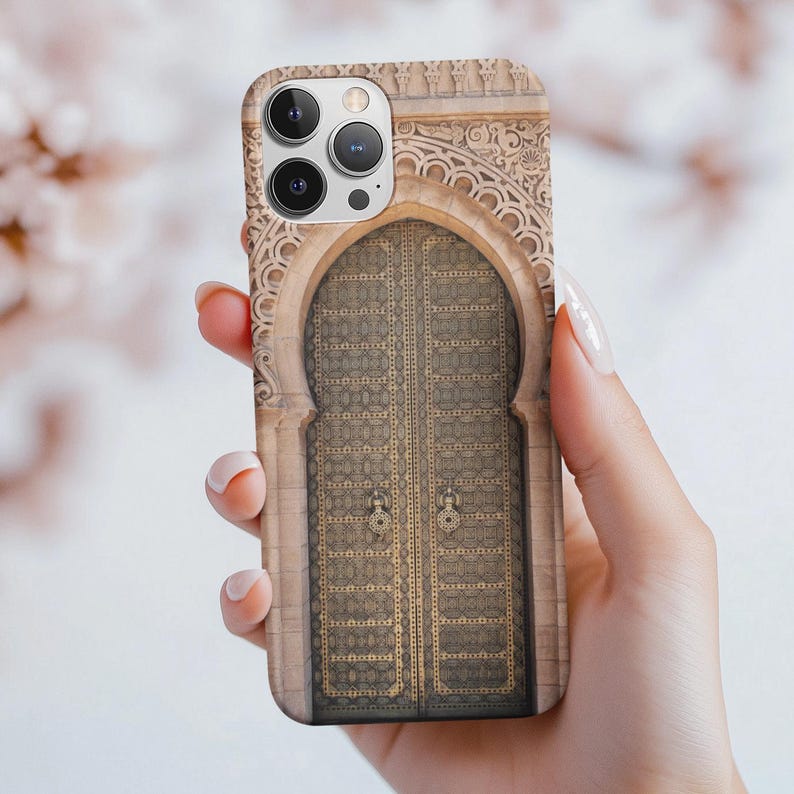 Moroccan Arched Door Phone Case | Ornate Brass Doorway iPhone Case - Etsy