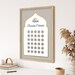 Ramadan Calendar Digital Download Wall Art, Ramadan Planner Countdown ...