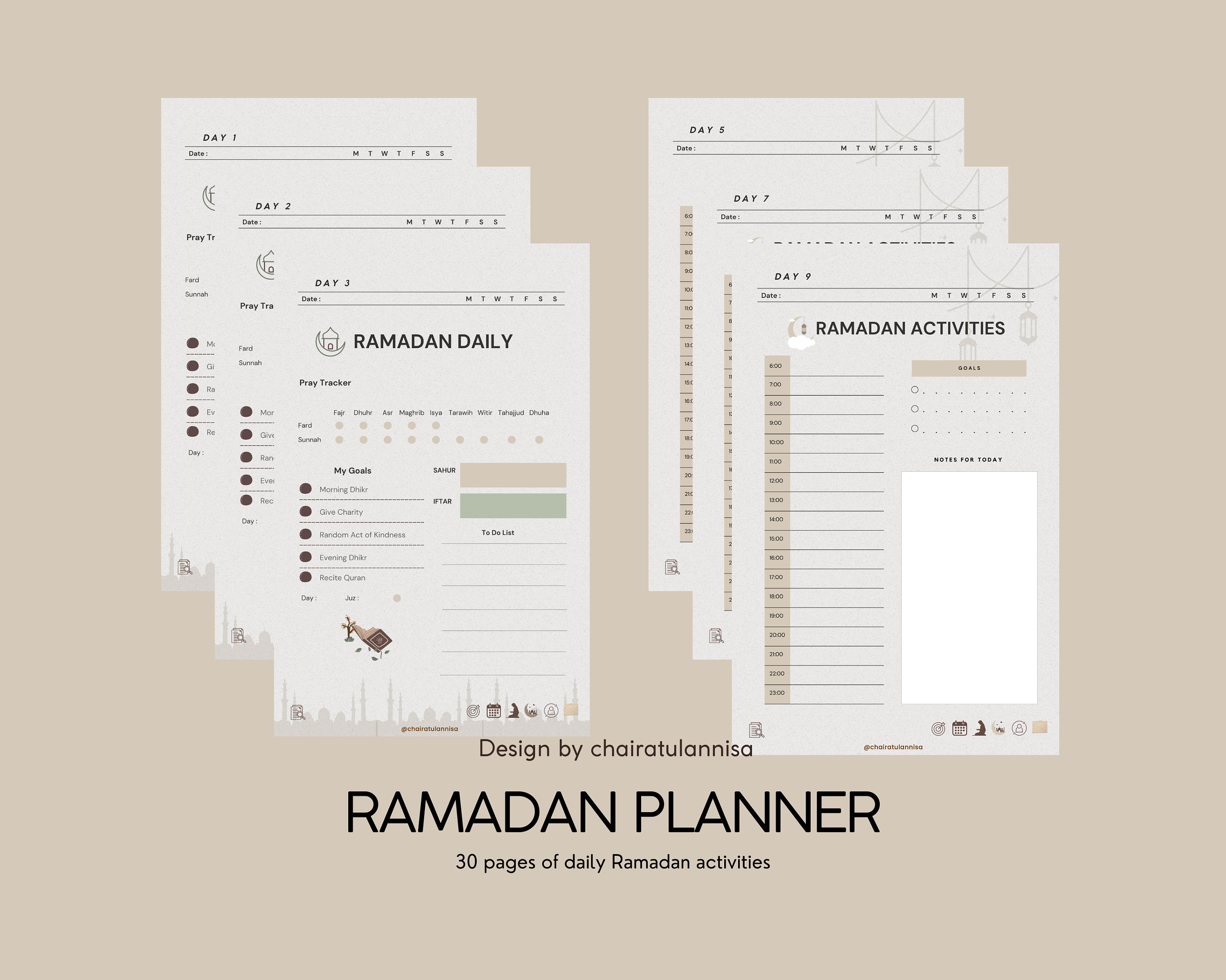 Muslim Planner 2024 | Ramadan Planner | Muslim Journal | Quran Tracker ...
