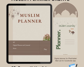 Bundle Premium Muslim Planner Undate | Ramadan Planner | Muslim Journal ...
