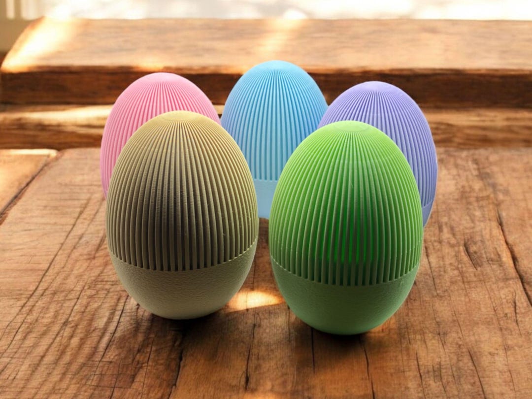 Reusable 3D Printed Easter Eggs| Screw-together| Candy & Gift Holder ...