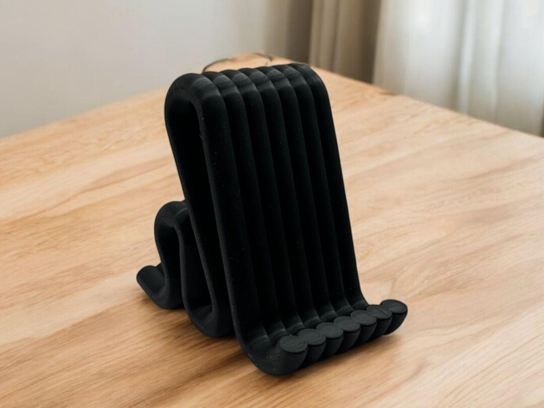 Modern Cell Phone Stand| Minimalist Cell Phone Holder| Desk, Kitchen ...