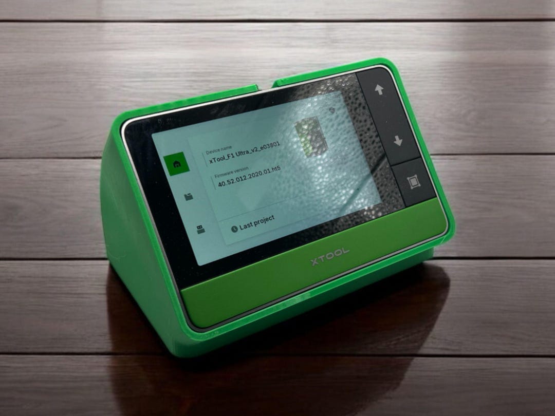 Green Control Panel Case/stand for Xtool F1 Ultra Touchscreen Control ...