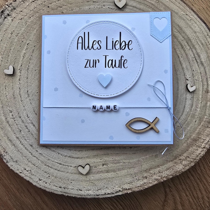 Tauf karte personalisiert - Etsy.de