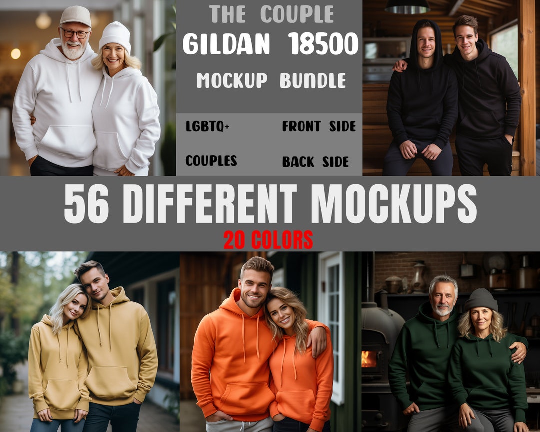 Gildan 18500 Mockup Collection Adults Gay LGBTQ Queer - Etsy
