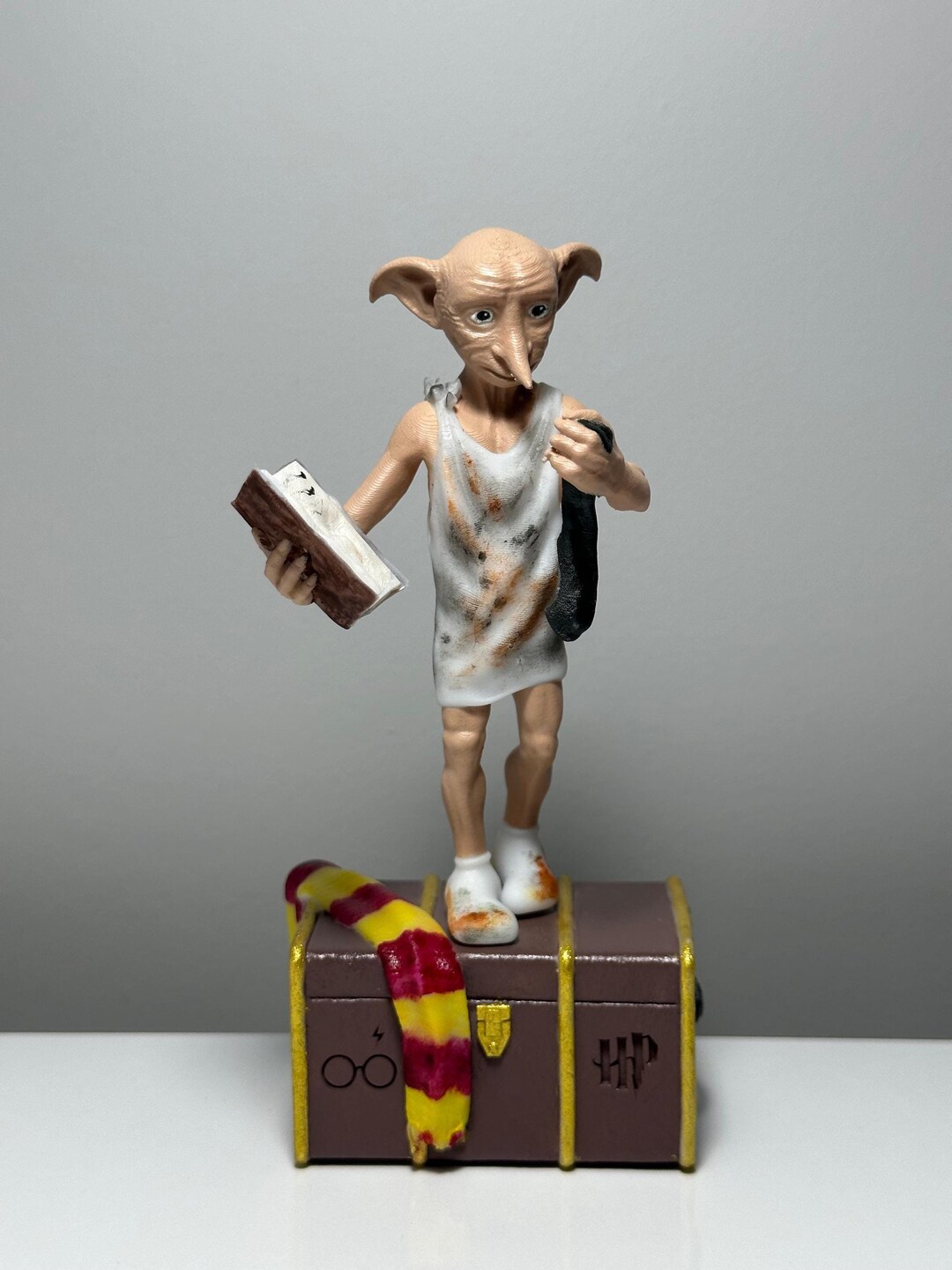 Harry Potter Dobby Figure, Handmade Painting, 3D Printed Collectible ...