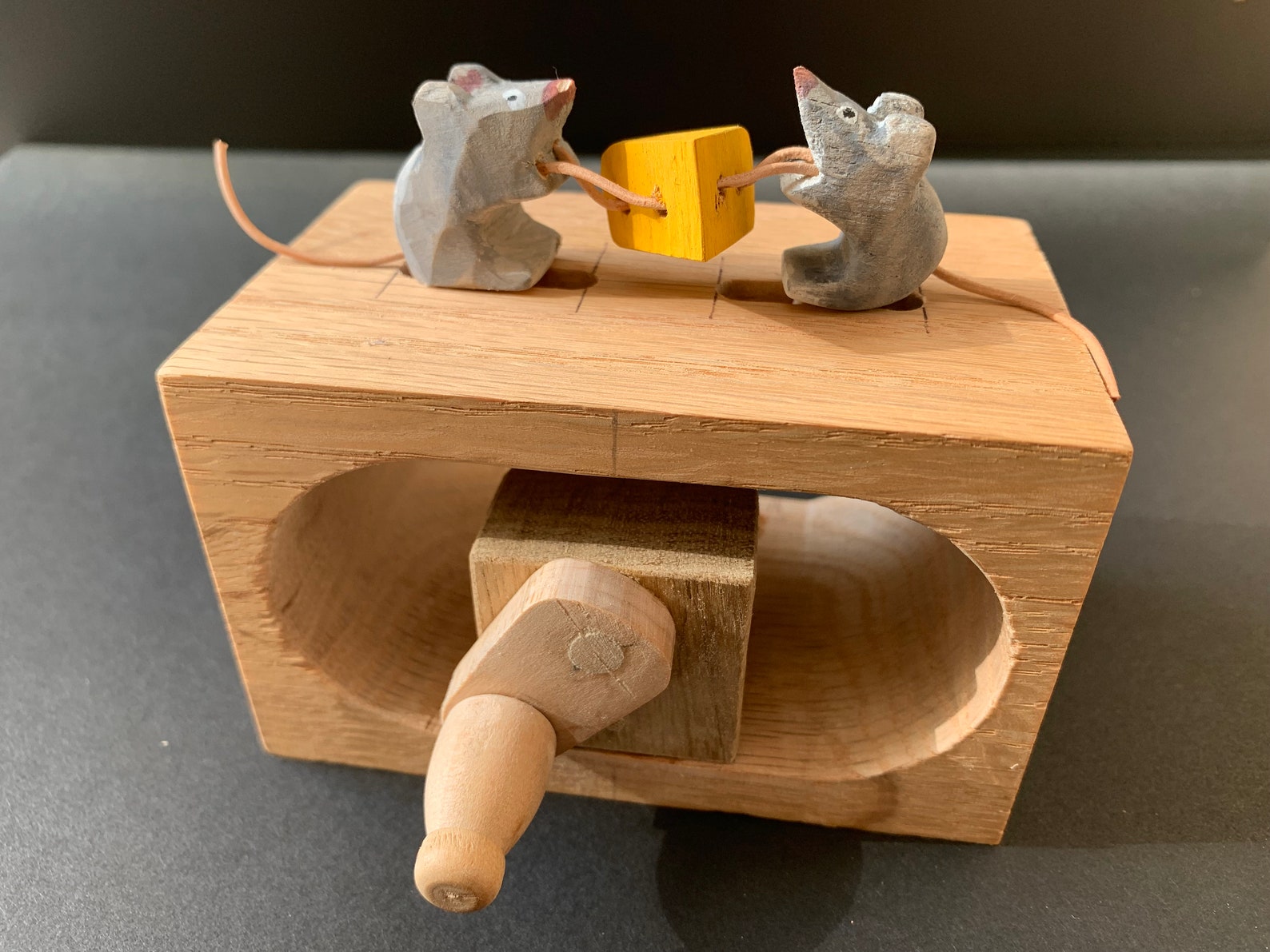 Automata Mouse Cheese Wood - Etsy