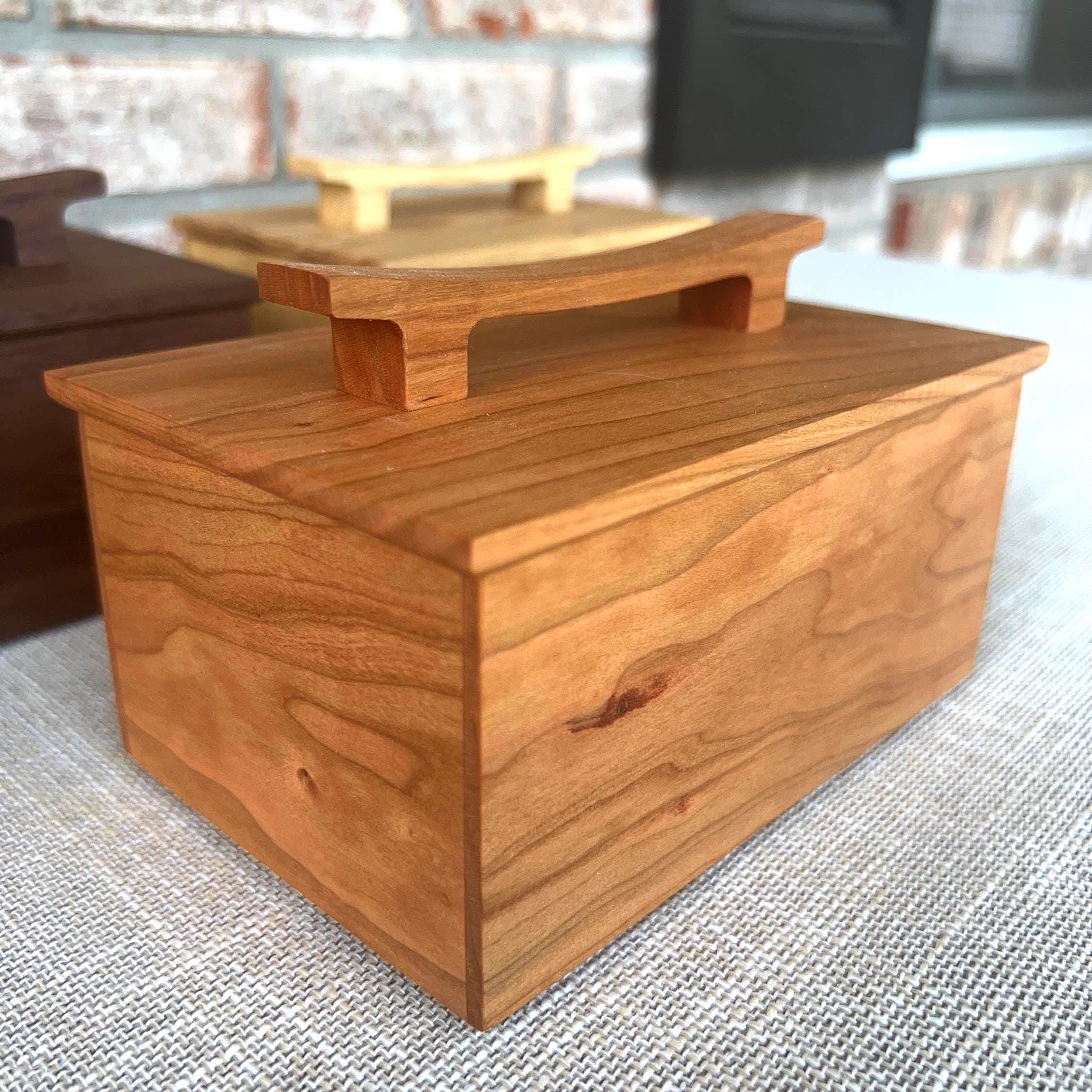 Cherry Keepsake Box – Handmade Memory Box With Asian-inspired Handle - Etsy