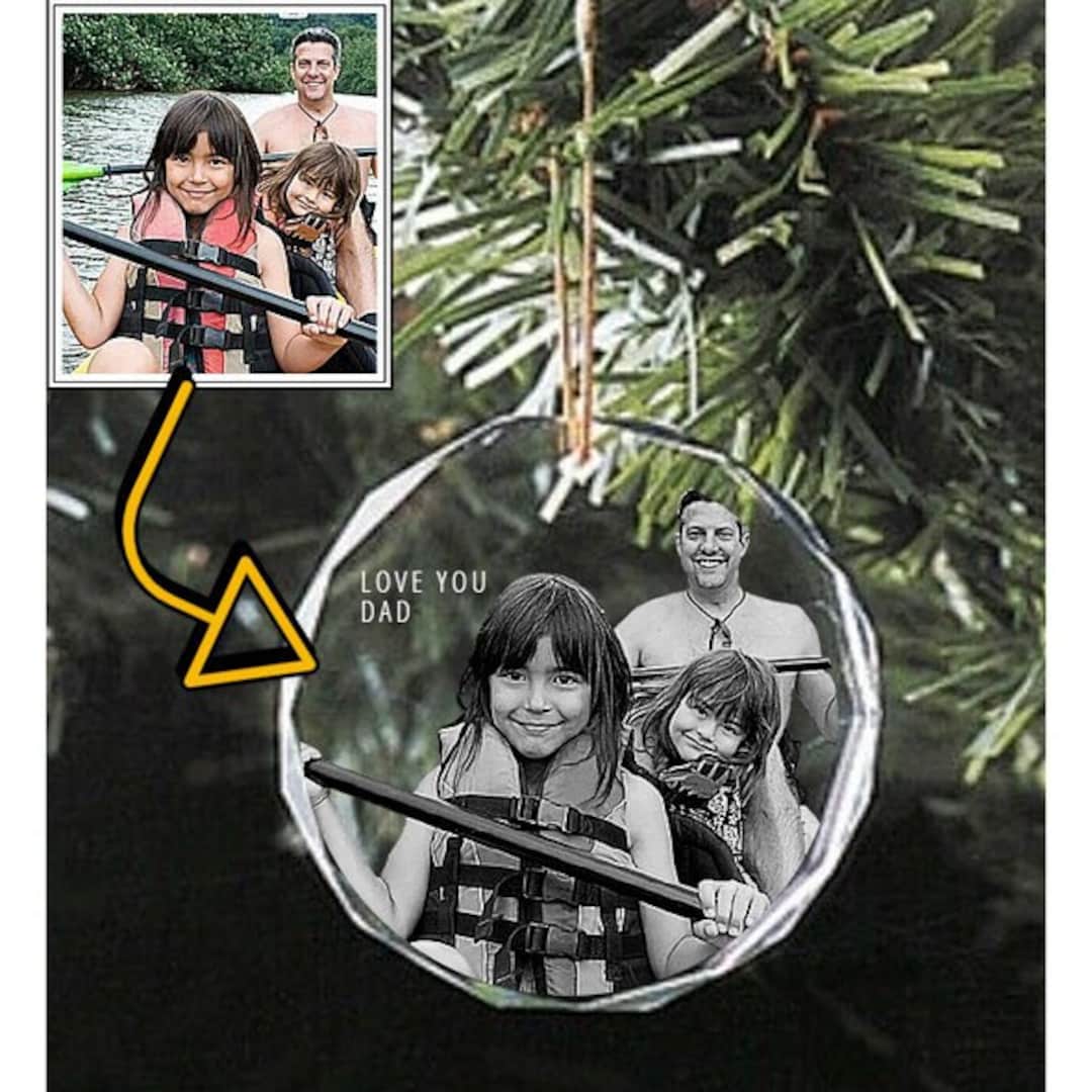 2D Ornament With Picture Personalized Ornaments Gift for - Etsy