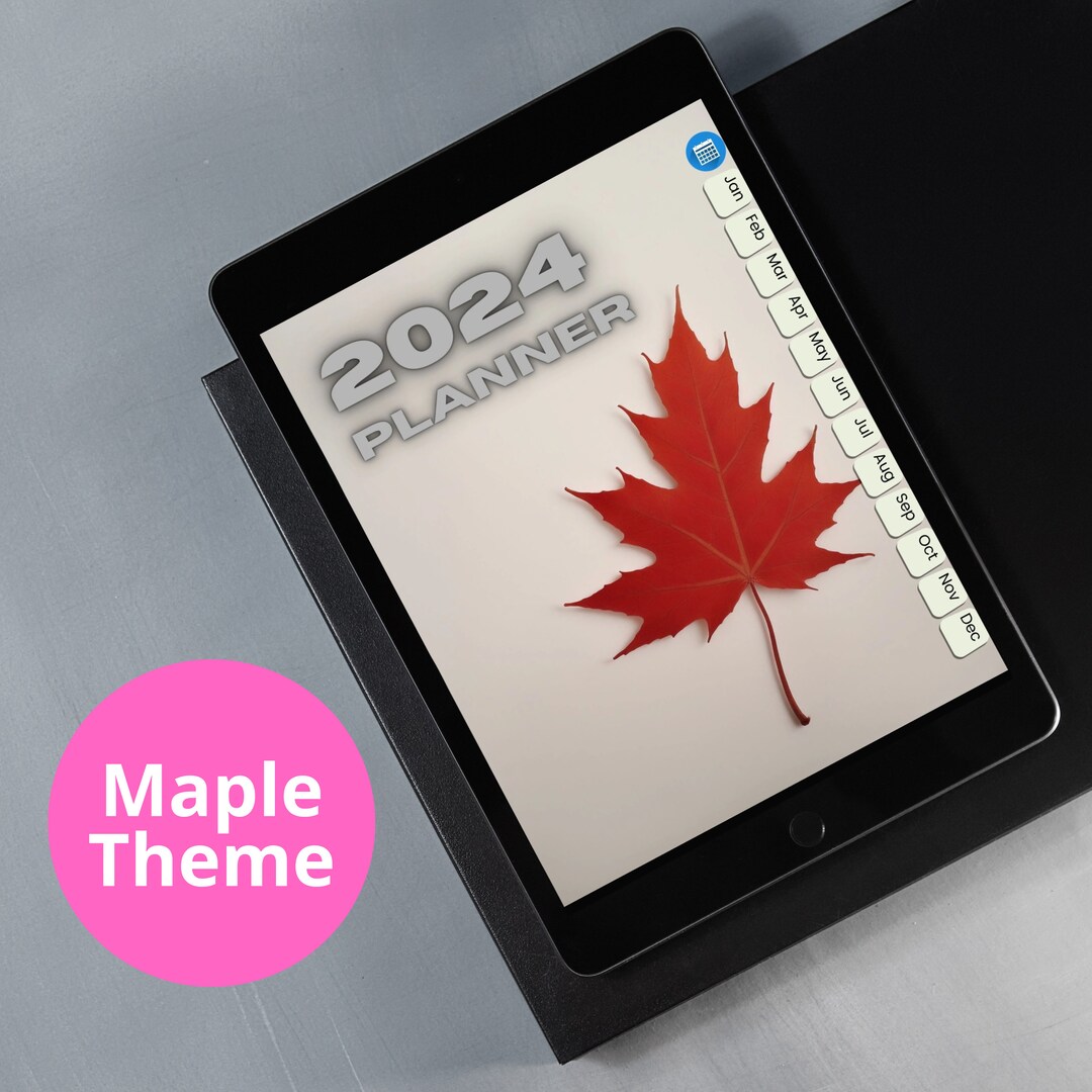 2024 Monthly Digital Planner Goodnotes Planner iPad Planner - Etsy