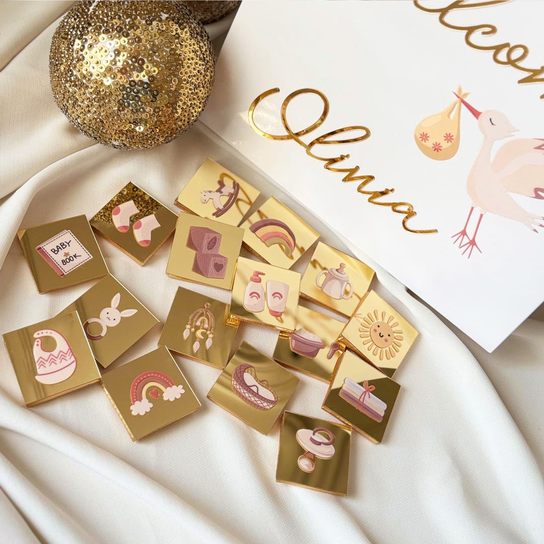 Personalized Baby Shower Favors – Custom Belgian Chocolate – Gender ...