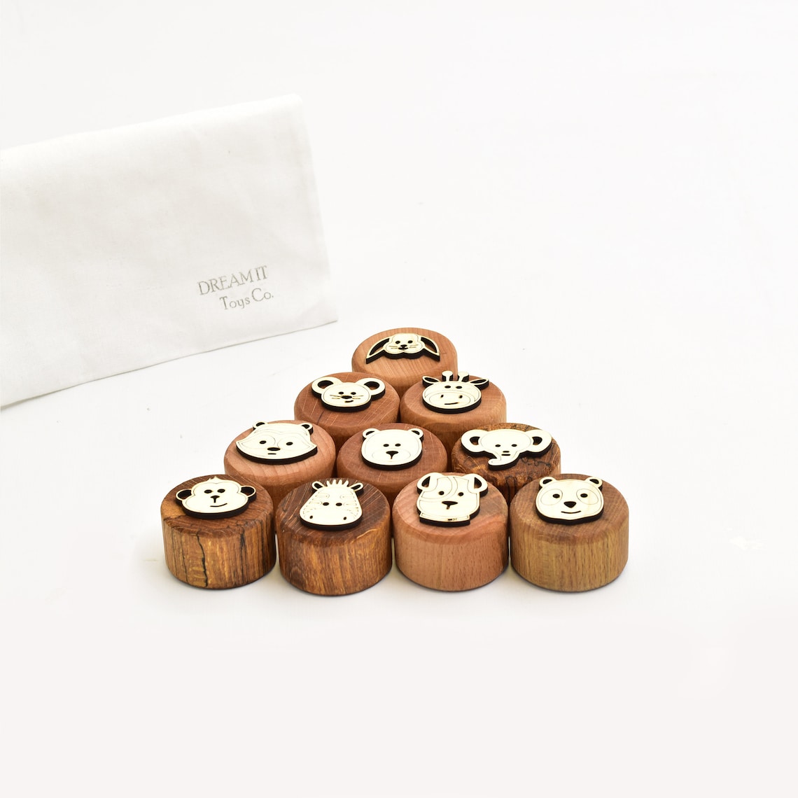 Set Maple Wood Animal Play Dough Stamps Montessori Toys Sensory Toys - Etsy
