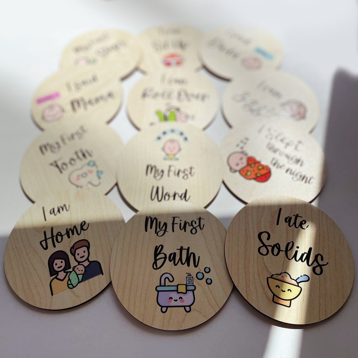 Baby's First Year 16 Activities, Growth Chart, Milestone Cards, My ...