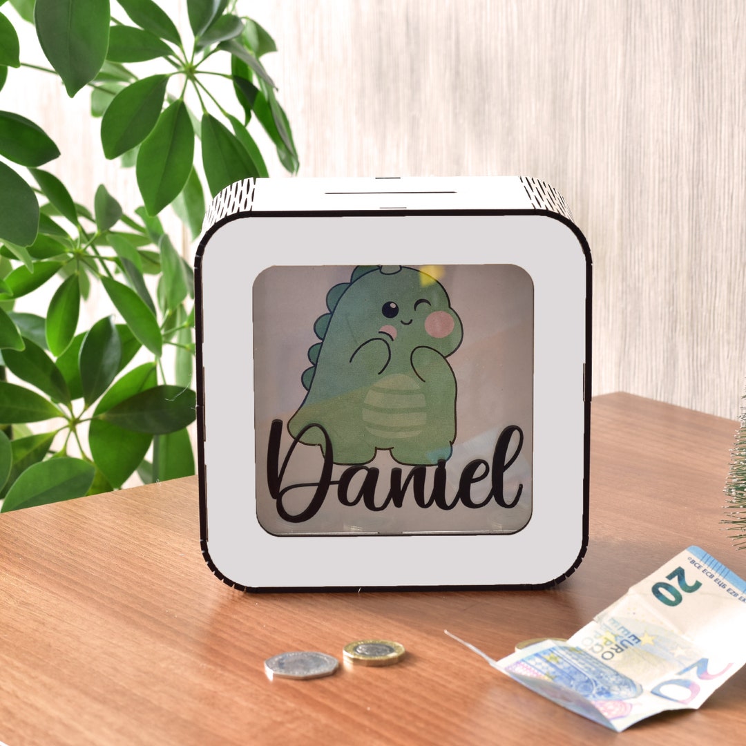 Personalized Wooden Piggy Bank Customizable Animal Shapes Choose Your ...