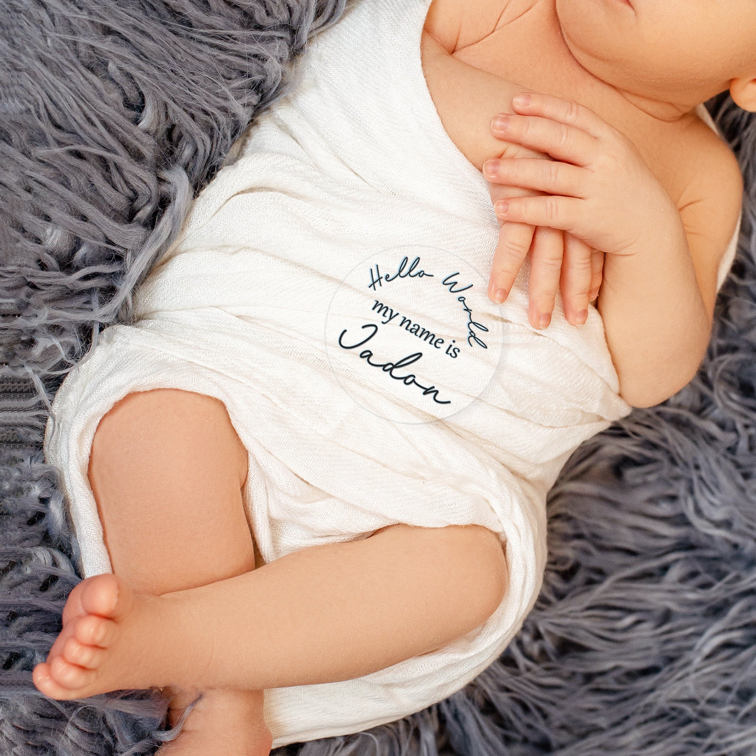 Customizable Transparent Plexiglass Baby Milestone Discs, Vibrant ...