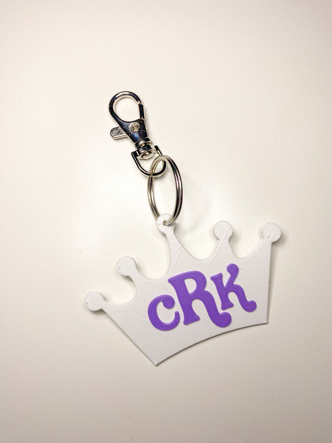 Crown Keychain | Monogram Keychain | Personalized Keychain | Princess ...