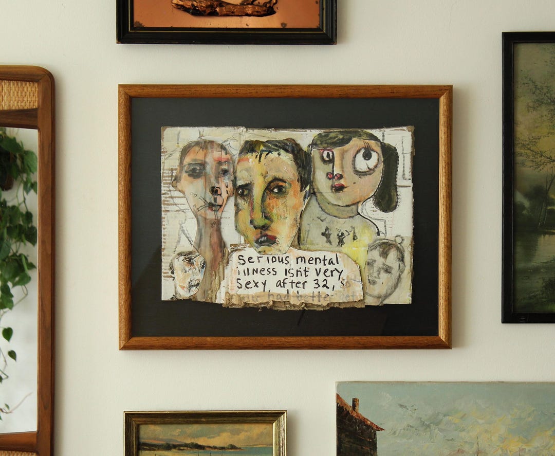 Mixed Media Artwork by Jim Bloom Titled “after 32” - Etsy