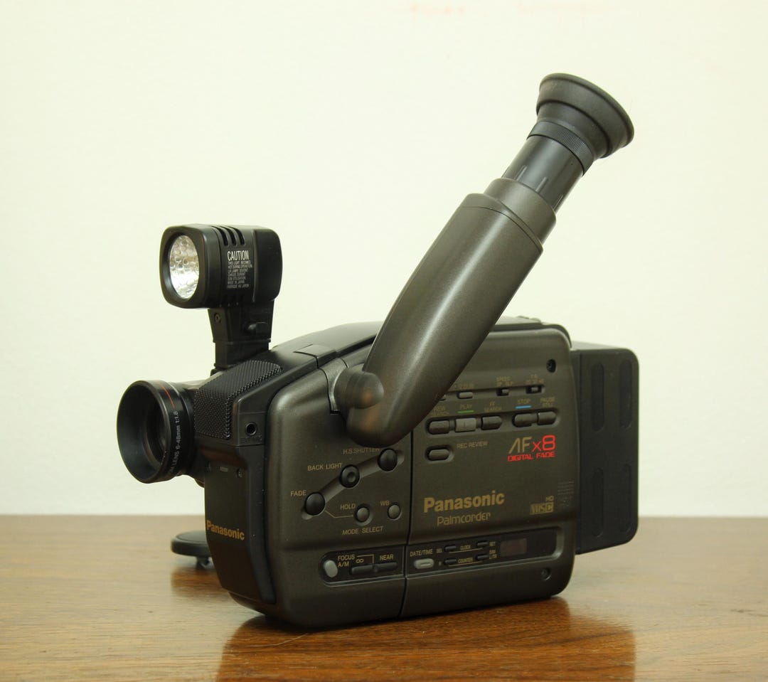 Panasonic Palmcorder PV21-D - Camcorder - VHS-C Tapes - Batteries and ...