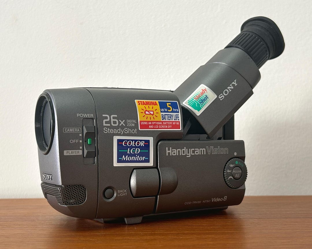 Sony Handycam Vision CCD-TRV22 - Vintage Camcorder - Analog - Hi8 - Etsy