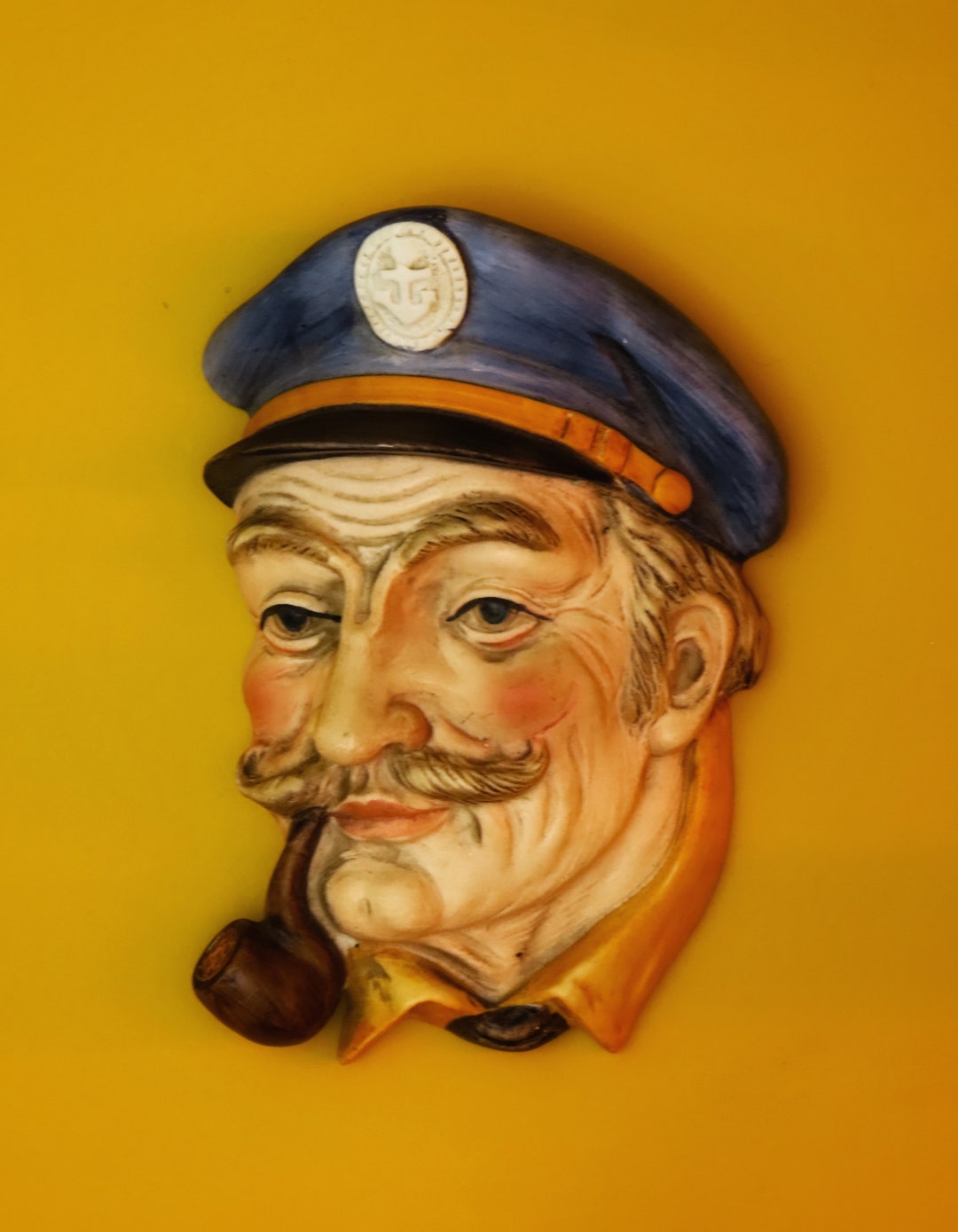 Vintage Lefton Captain Bust Porcelain 1960s Nautical - Etsy