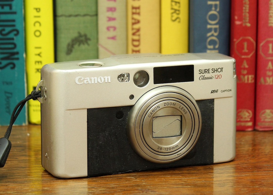 Canon Sure Shot Classic 120 35mm Film Camera Vintage Point and Shoot - Etsy