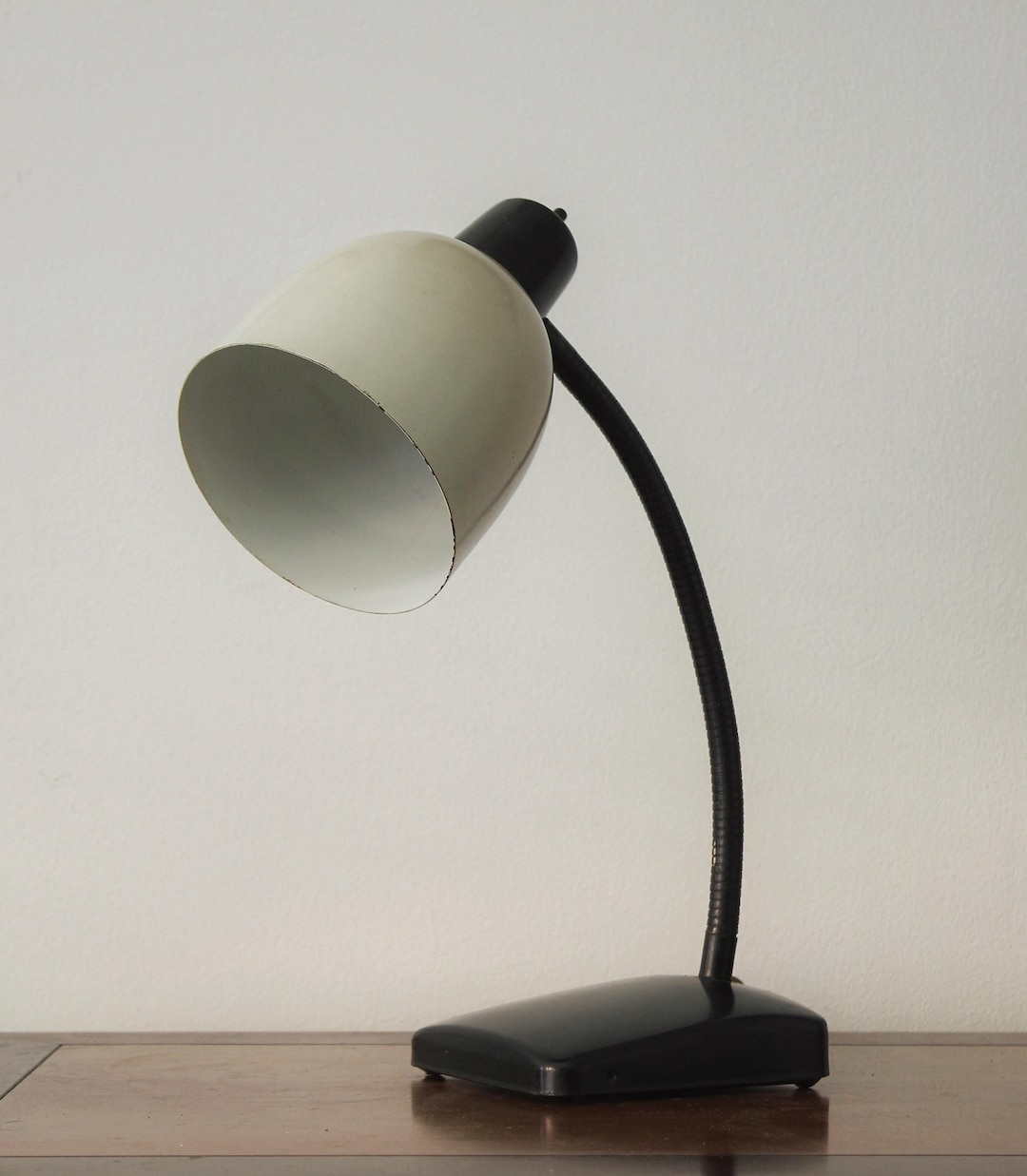 1950s Industrial Metal Gooseneck Lamp - Vintage - Etsy