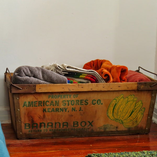 Wooden Banana Box - Etsy