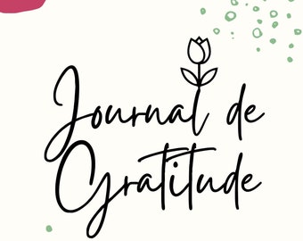 Journal de gratitude à imprimer Gratitude quotidienne Journal de ...
