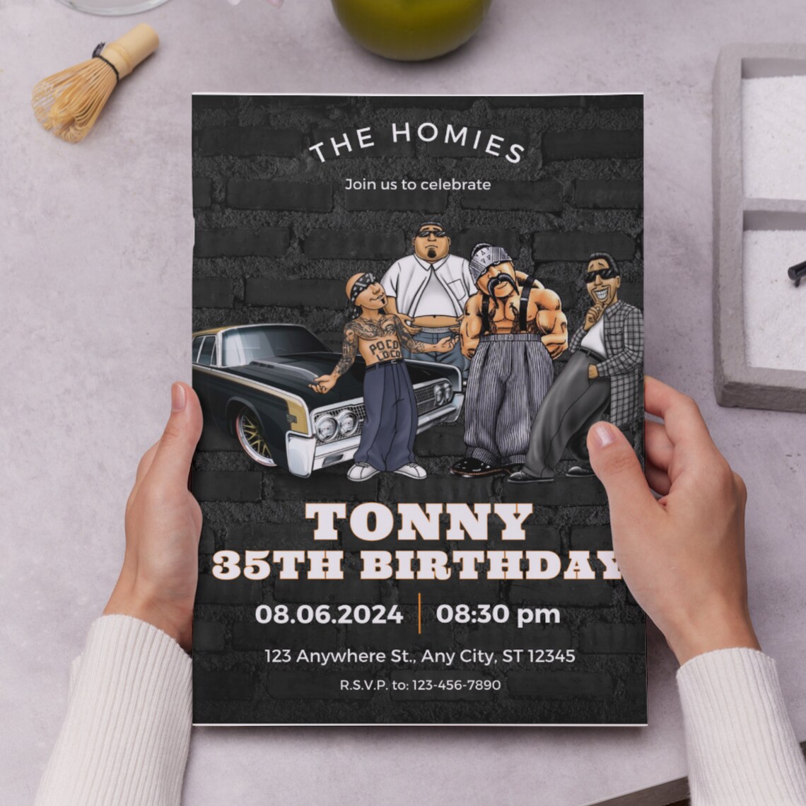 Editable Cholo Birthday Invitation: Gangster Party Invite - Etsy