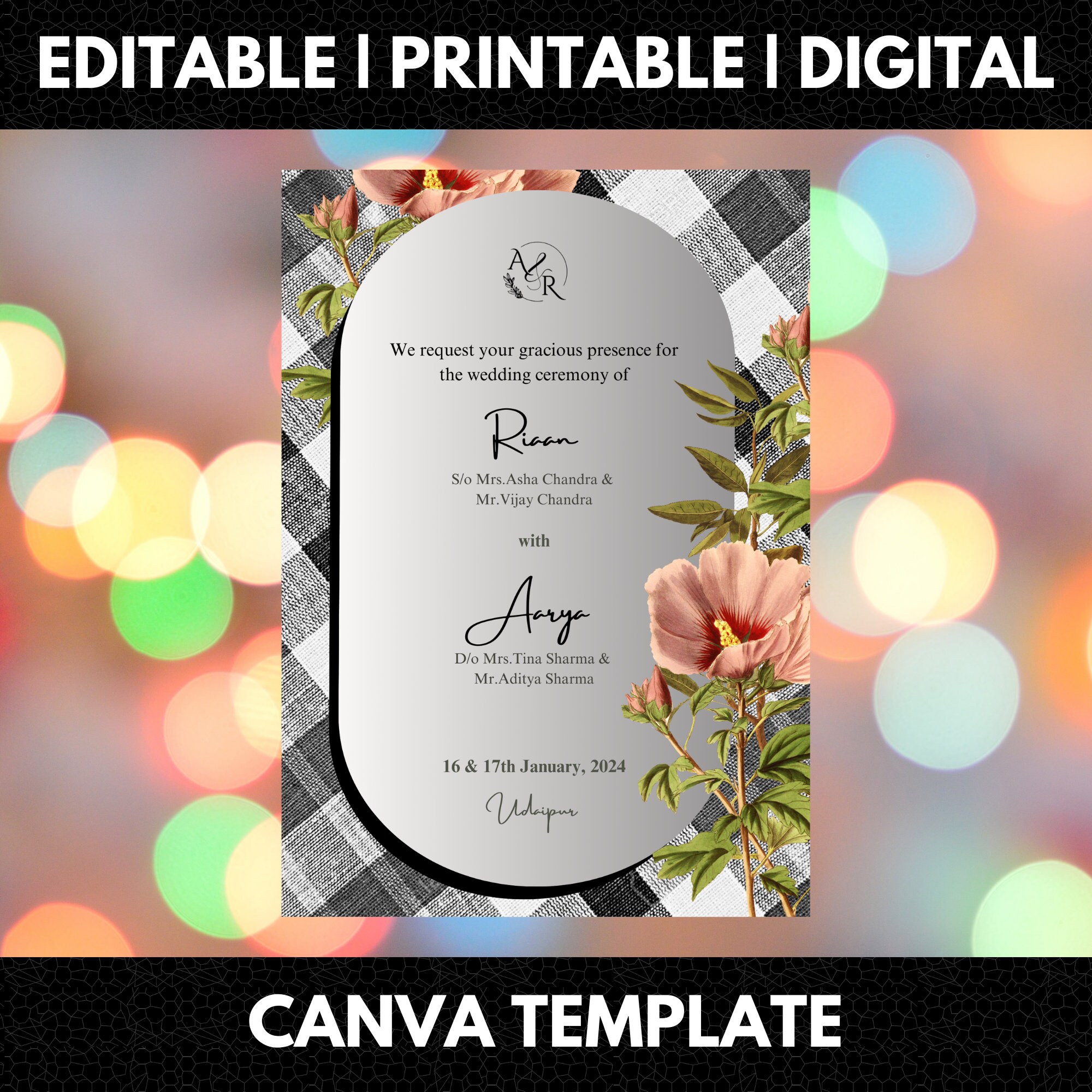 Editable Mackenzie Invitation Printable Mackenzie Wedding - Etsy