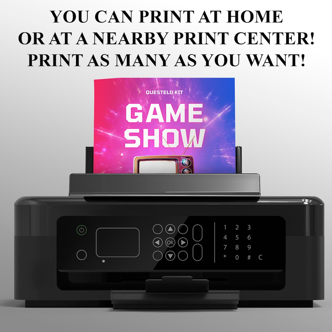 Editable Game Show Birthday Invitation: Canva Template - Etsy