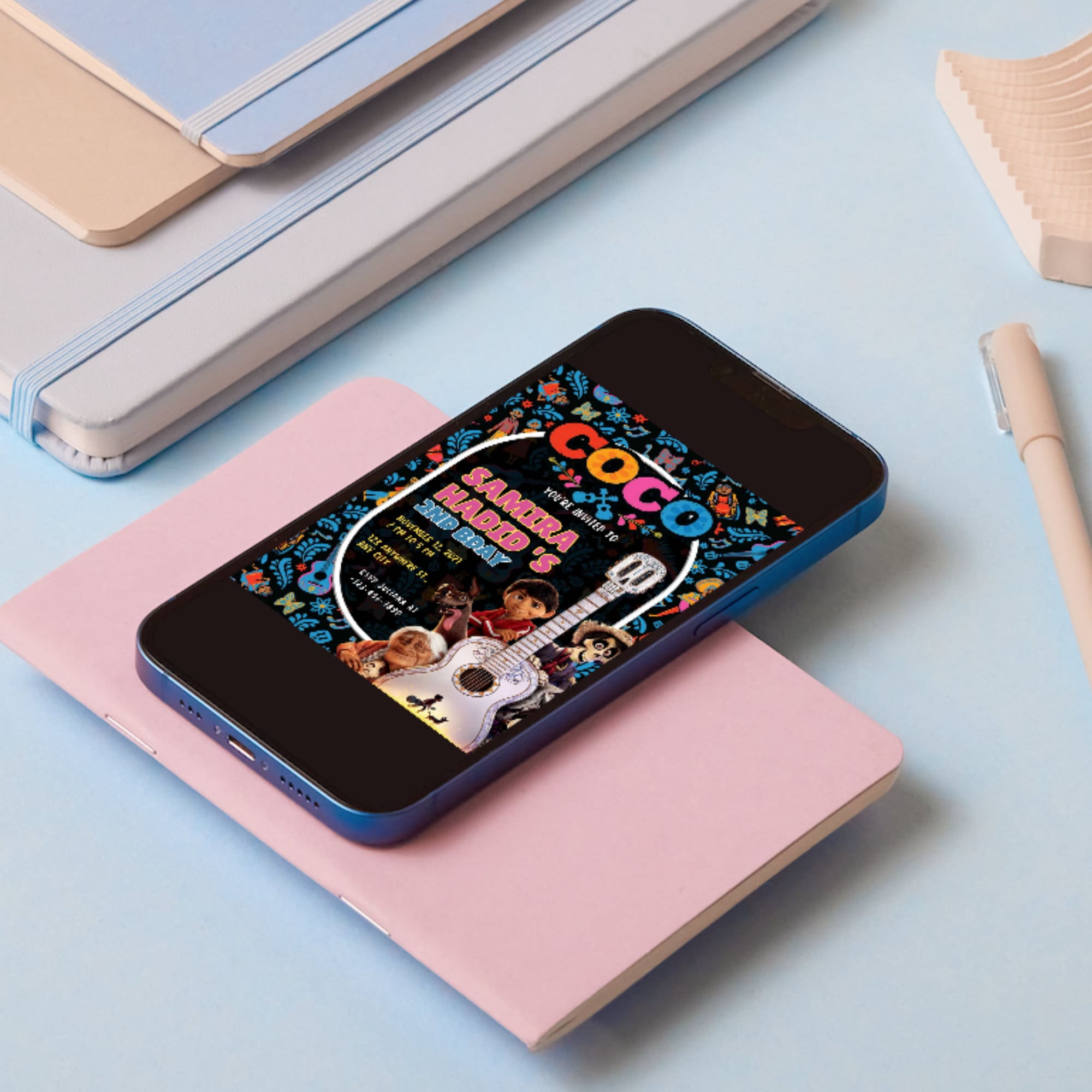 Editable Coco Invitation, Printable Coco Birthday Invitation, Digital ...