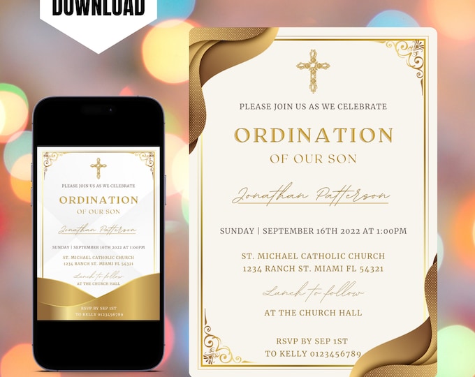 New Deacon Card Card for A New Deacon Ordination to the Diaconate Card ...